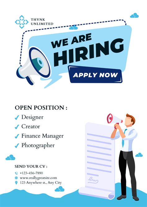 Free Hiring Flyer Templates You Can Edit And Print Canva