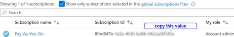 Get Azure Subscription Tenant Client Id Client Secret