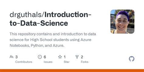 Github Drguthalsintroduction To Data Science This Repository