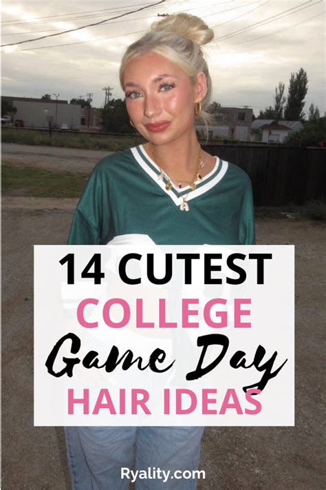 The Best Gameday Hairstyles To Make You The Cutest In The Crowd