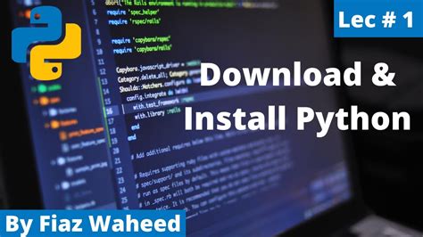 Download And Install Python Lec1 Python Complete Course For Beginners