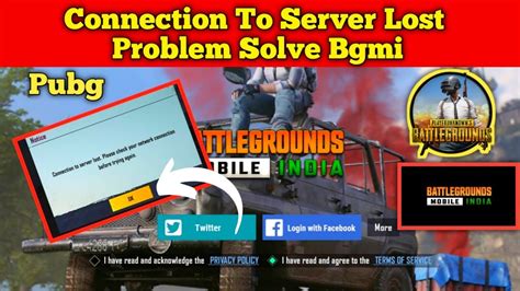 Bgmi Connection To Server Lost Problem Solution In Any Sim 2023 Youtube