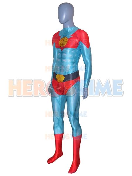 Captain Planet Cosplay Costume Strong Muscle Version