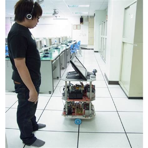 User Using Speech To Control Robot To Move Forward And Turn Left A Download Scientific