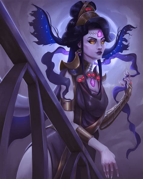 Artstation Nyx Hades Fanart Piece