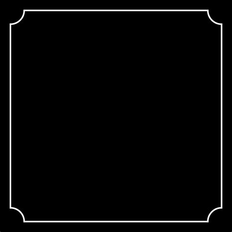 Simple Line Square And Or Square Shape Can Use For Simple Framework