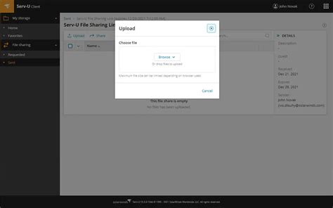 Serv U Features Solarwinds