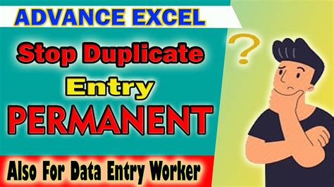 Duplicateduplicate Entry In Excel Excel Me Duplicate Entry Kaise Find Kare Learning Master