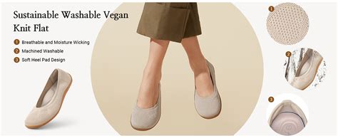 Arromic Wide Toe Box Ballet Flats Shoes For Women Black