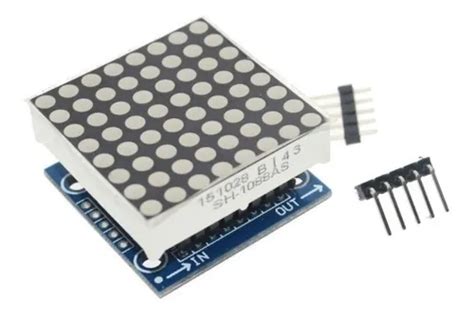 Módulo Matriz De Led 8x8 Max7219 Arduino Raspberry Pi Mercadolivre