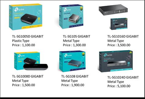 TP LINK Switch Hub Desktop Hub Gigabit And Non Gigabit Brandnew Computers Tech Parts