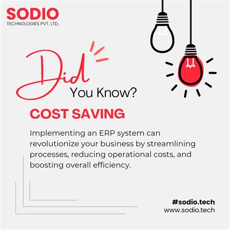 sodio technologies pvt ltd on linkedin erp businessefficiency costsavings