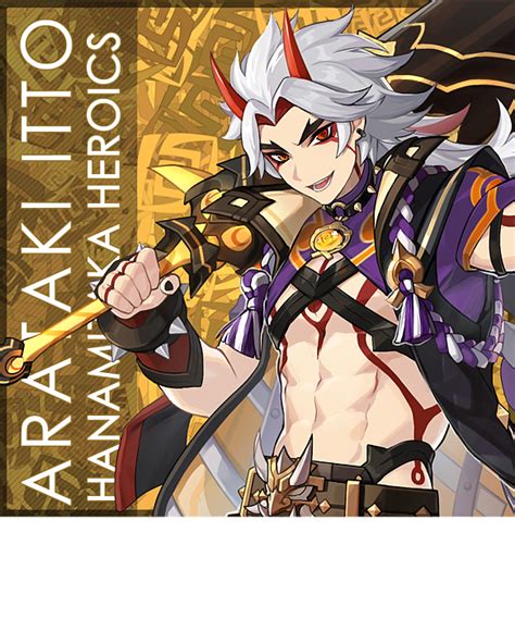 Bravery First Leader Itto Arataki Itto Genshin Impact Cute Fans Jigsaw