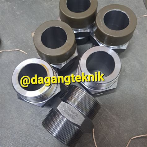 Jual Double Nipple Hex Nipple Double Nepple 2 Inch 6000 Besi Npt