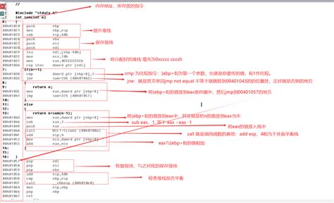 反汇编分析递归和自己汇编实现 不会笑的孩子 博客园