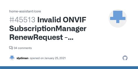Invalid Onvif Subscriptionmanager Renewrequest Python Zeep Wsa Bug · Issue 45513 · Home
