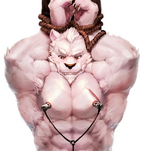 Rule 34 Abs Anthro Barazoku Bared Teeth Bondage Bondage Bound Chest