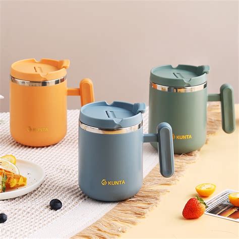 [ลูกค้าใหม่ 1 บาท] ถ้วยนม กาแฟ ความจุ 480ml แก้วสูญญากาศสแตนเลส304 Shopee Thailand