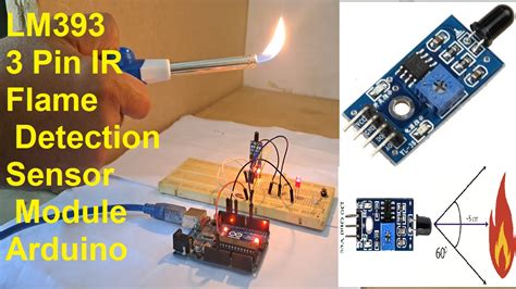 Lm393 3 Pin Ir Flame Detection Sensor Module Fire Detector Infrared Receiver Module For Arduino