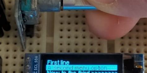 Rotary Controller OLED Menu Updated Andy S Blog O Goodness