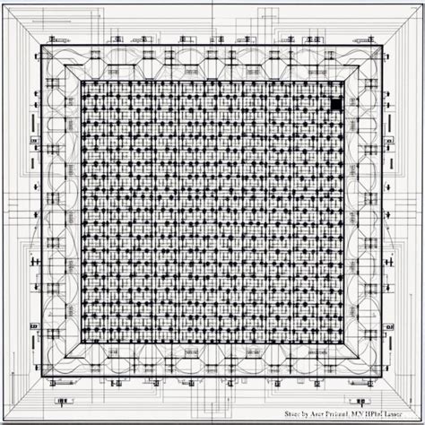 Laser Array Technical Drawing Stable Diffusion Online