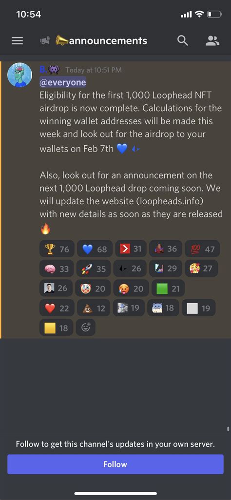 Loophead Nft Update From Byron Rloopringorg