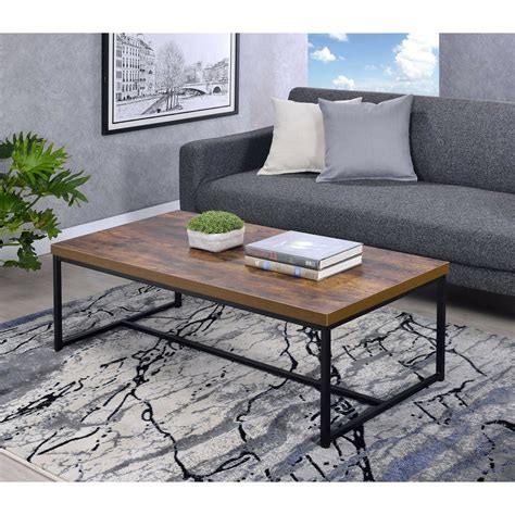 Williston Forge Oakgrove Rectangular Coffee Table In Weathered Oak And