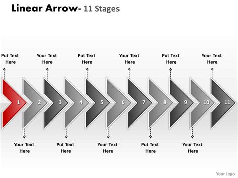 Linear Arrow Stages PowerPoint Presentation Pictures PPT Slide Template PPT Examples