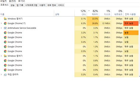 메모리 부족 문제 해결 방법 부탁드립니다 이미지 첨부함 컴퓨터 본체 갤러리
