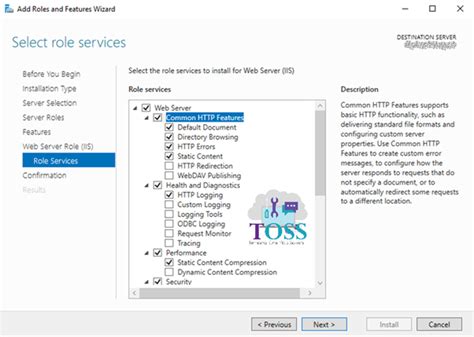 Configuring IIS Server On Windows Server Datacenter GUI TOSS