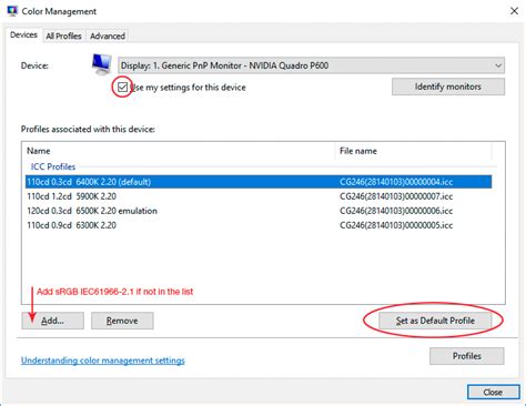 Solved Srgb Profile Displaying The Wrong Colors After Win Adobe