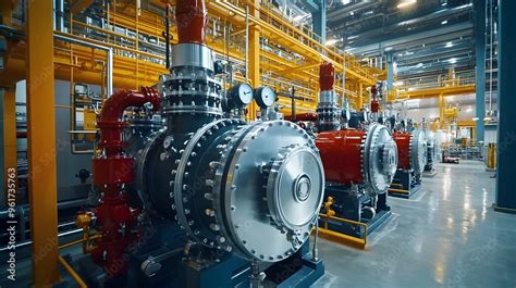 Boiler Feedwater System A Boiler Room With Water Treatment Equipment Including Tanks Pumps