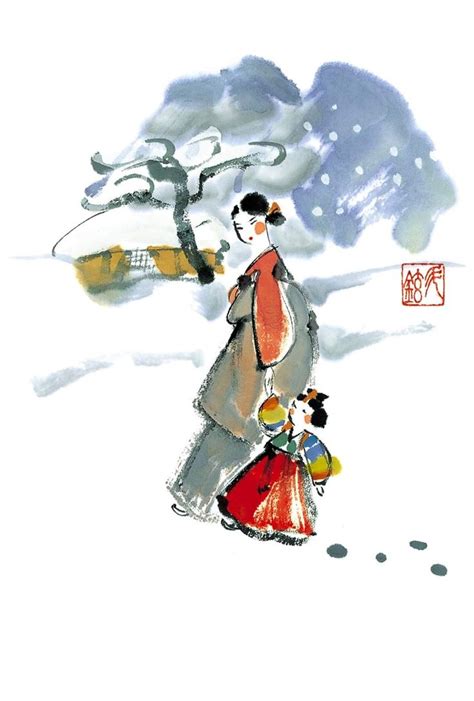 Art에 있는 June Woodbridge님의 핀 한국화 민화 그림