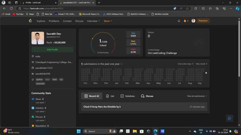 Leetcode Problemsolving Codingjourney Firststreak