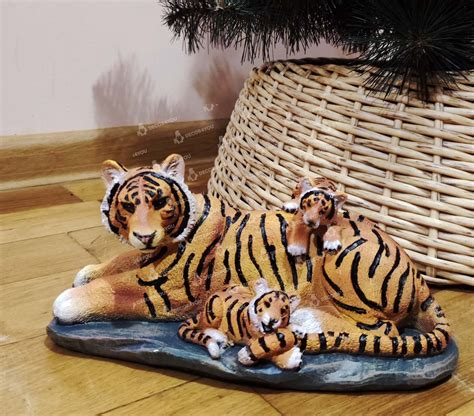 КУПИТИ Декоративна статуетка Тигрова сімя ВСЬОГО ЗА 480 грн грн КРАЩІ ЦІНИ в Україні Київ