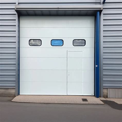 Porte Sectionnelle Industrielle Motorisée Fabrication Sur Mesure