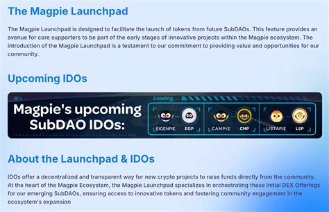 Access Idos Via The Magpie Launchpad Magpie