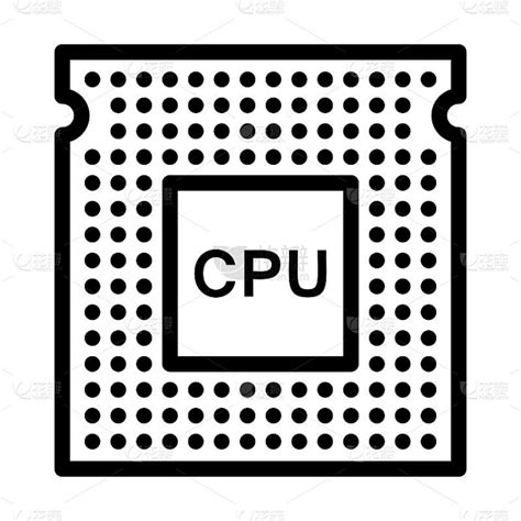 Cpu图标素材 花瓣网
