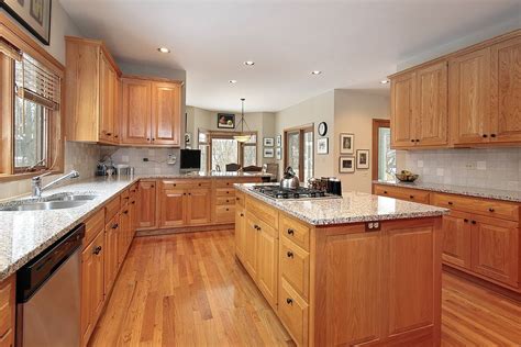 This Kitchen Is Awash In Natural Warm Wood Tones Punctuated With Light