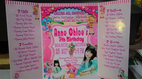 Free Printable 7th Birthday Program
