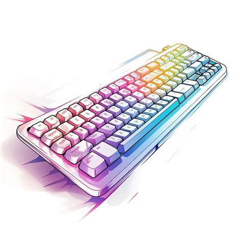 Premium Photo Computer Keyboard Line Art Vector Illustration