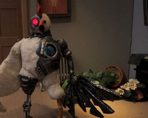 Embarrassed Robot Chicken