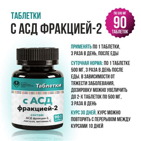 Таблетки с АСД фракцией-2 - при доброкачественных и злокачественных ...