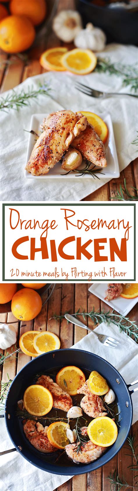 Roasted Orange Rosemary Chicken Tangled With Taste
