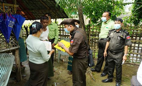 ရခိုင်ပြည်နယ် မောင်တောမြို့၌ မြေပြင်လူဦးရေစာရင်းဆိုင်ရာ အချက်အလက်များ ပြည့်စုံမှန်ကန်ရေး တာဝန်ရ