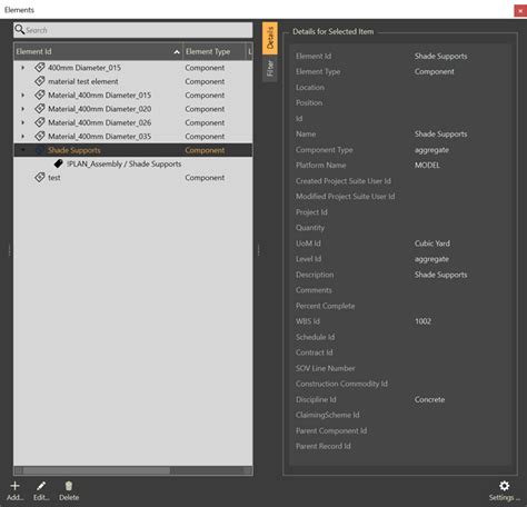 Automation Of Element Creation Aggregate Components