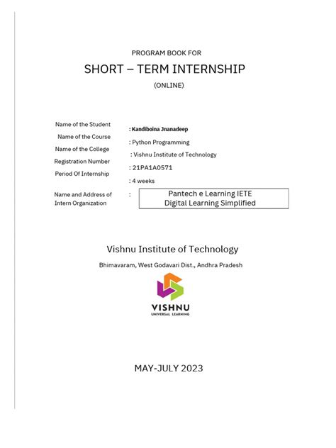 21pa1a0571 Internship Final Report Pdf Programming Language Scripting Language