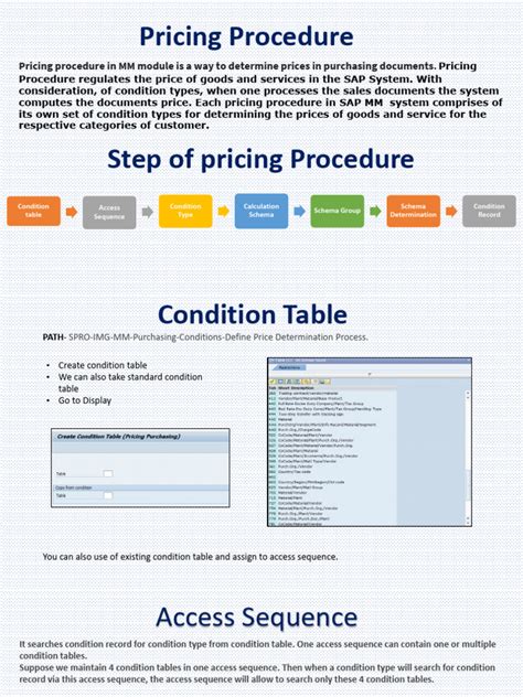 Sap Mm Pricing Procedure Pdf Pricing Rebate Marketing
