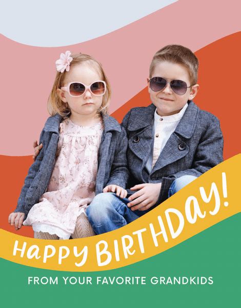 Cut Out Birthday Waves By Grey Street Paper Postable