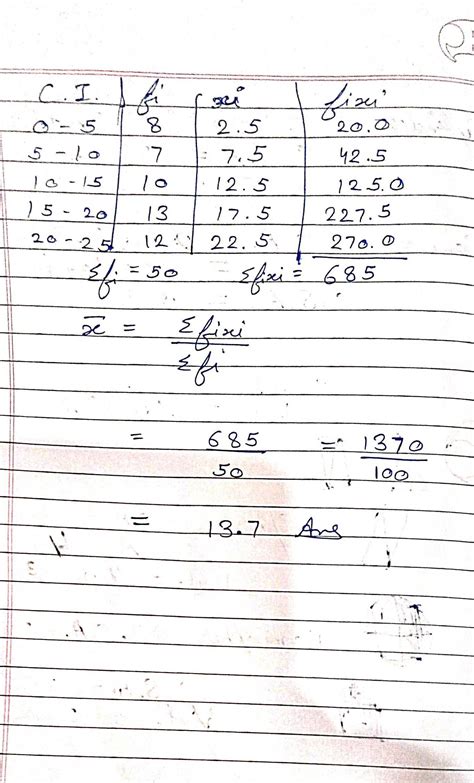 Calculate Standard Deviation Using Assumed Mean Method Design Talk